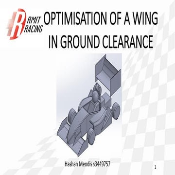 2016 optimisation of front wing ground clearance - ppt slides | PDF