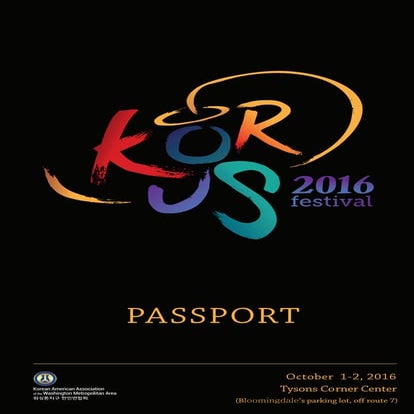 2016 Korus passport | PDF | World/International Music | Music