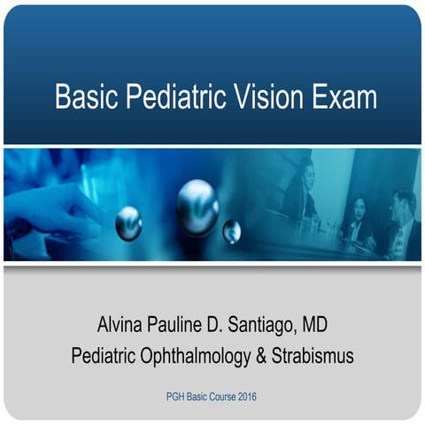 2016 pgh basic pedia vision exam v2 | PDF | Eye and Vision Conditions ...
