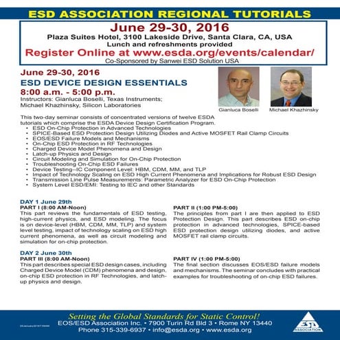 Electro static discharge (ESD) Safety & awareness training | PPT