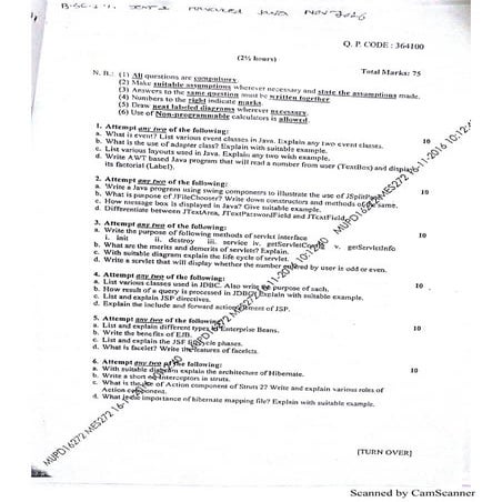 2016 Sem 5 For Tybscit Pdf 