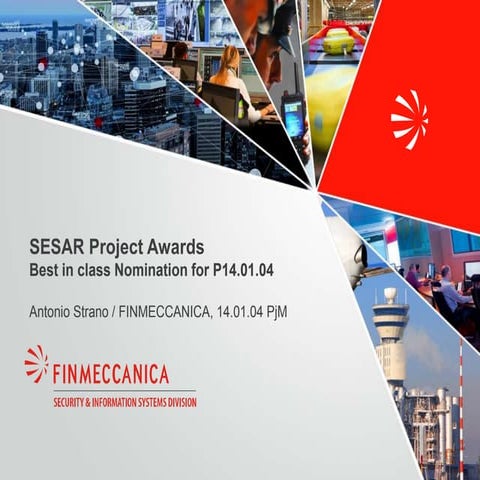 SESAR Project Awards - Best in class Nomination for Pj14.01.04