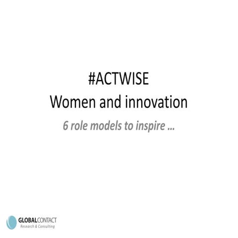 Women role models | PPTX