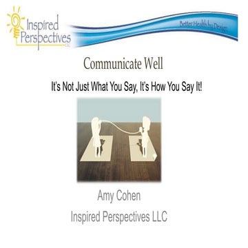 2016 tampabaywc communicatewell | PPT
