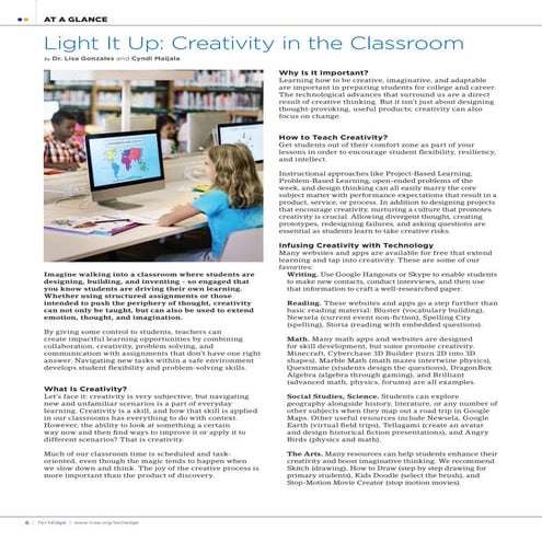 20 Clever Ways to Teach Creativity in the Classroom | PDF