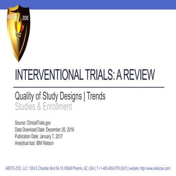 A Review of Interventional Trials | PPT