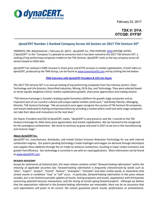 dynaCERT Provides Updates on Homologation and Product Launch in Europe ...