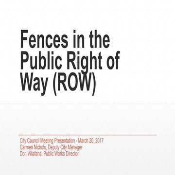Item # 4&5 - 925 Cambridge Oval Right of Way | PDF