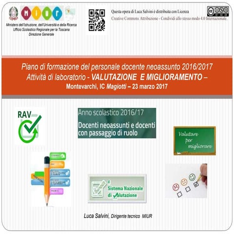 Valutazione e Miglioramento - Valutazione di sistema e valutazione ...