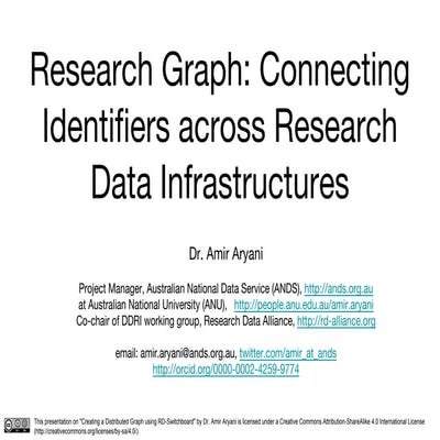 Research Graph: Connecting Identifiers across Research Data ...