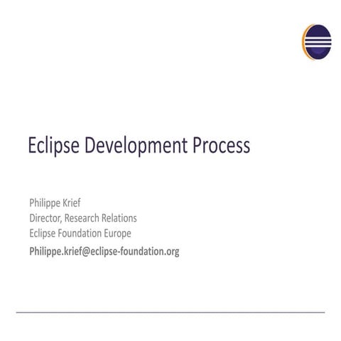 Eclipse development process | PDF