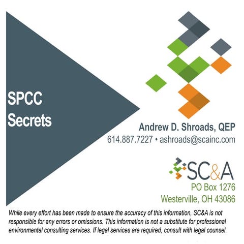 SPCC Secrets | PDF
