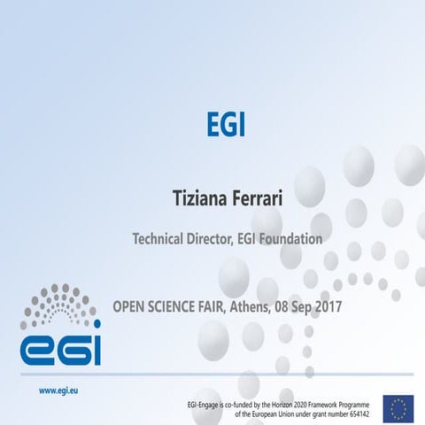 EGI - Open Data Platform | PPT