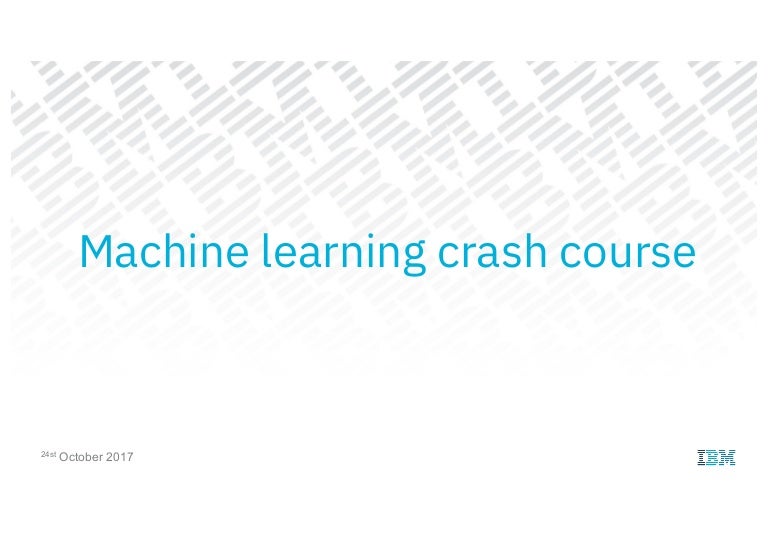 Ml Crash Course 