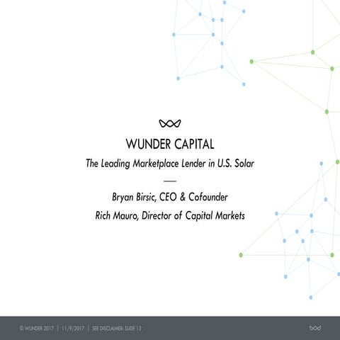 An Introduction to Solar Project Finance at Wunder Capital. | PDF