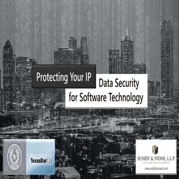 Protecting Your IP: Data Security for Software Technology | PPT