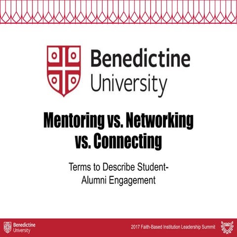 Mentoring vs Networking vs Connecting | PPTX