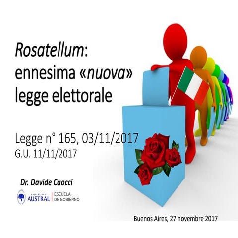 2017.11.27_Rosatellum_nuova legge elettorale italiana | PPT
