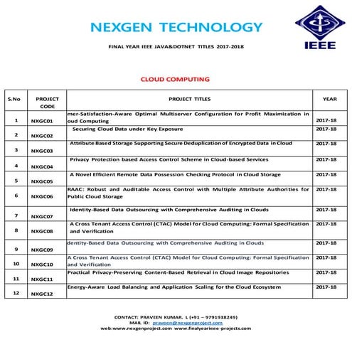 2017 18 ieee java titles,IEEE 2017-18 BULK PROJECTS TITLES,IEEE JAVA PROJECTS IN PONDICHERRY ...