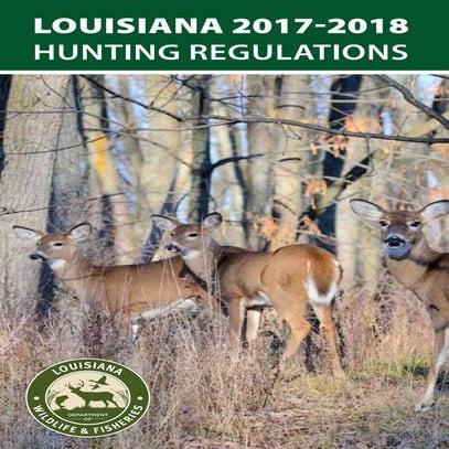 2017-2018 LDWF Hunting Regulations | PDF