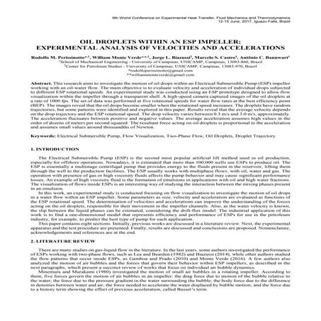 ESP in Messla Field | PDF