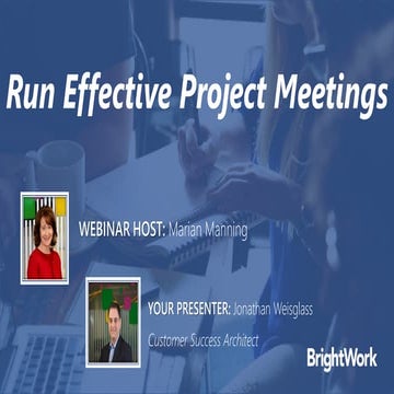 Run Effective Project Meetings | PPT