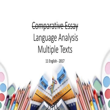 Language Analysis Structure - For Language Analysis Essay (English ...