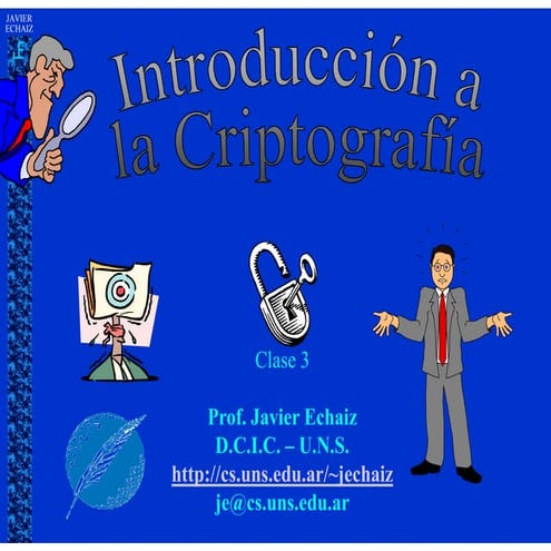 Introducción a la Criptografía | PPT