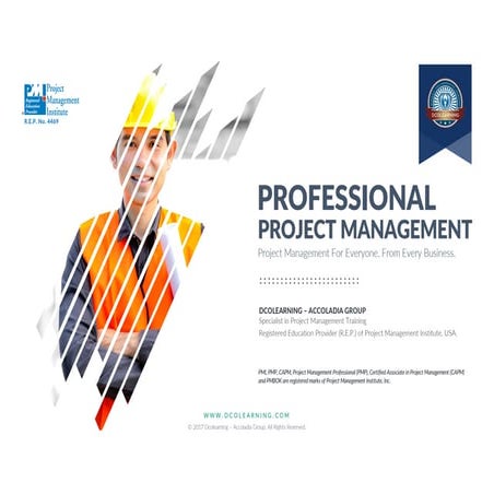 2017 - 2018 | E-Brochure | Professional Project Management | PPM (3 ...