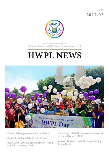 HWPL Newsletter 2015 March | PDF