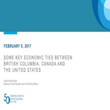 Economic Ties between US & Canada | PPTX | North America Travel ...