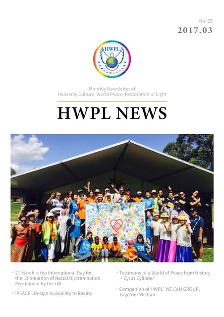 HWPL Newsletter 2015 March | PDF