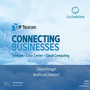 National Clouds - Benefits and Limitations - IPTelecom | PDF