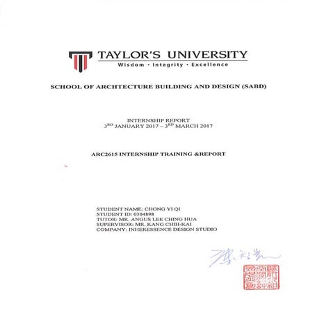 Internship Training & Report | PDF