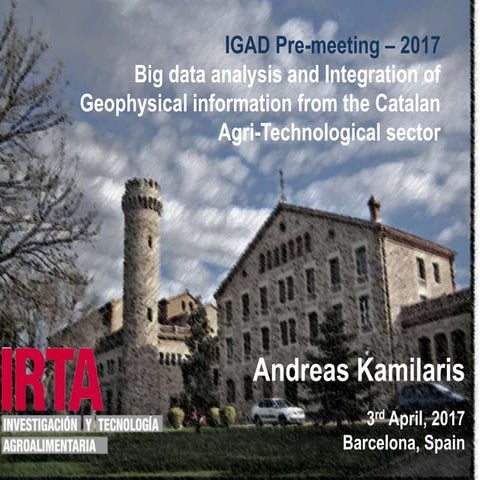 Big data analysis and Integration of Geophysical information from the ...