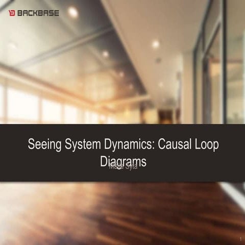 Seeing System Dynamics: Causal loop diagrams | PPTX