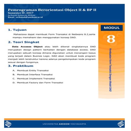 cara membuat Form Transaksi Java | PDF
