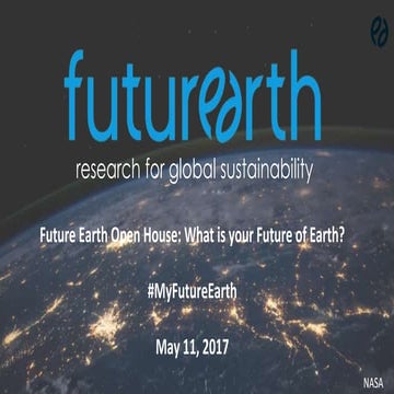 "A Transdisciplinary Approach to Future Earth" | PPTX
