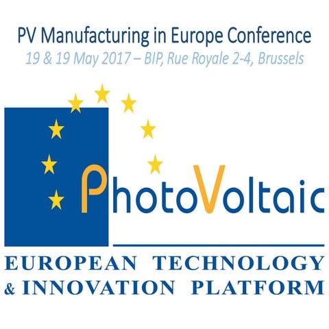 PV Manufacturing in Europe - European Technology and Innovation ...