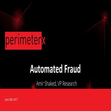 Automated Fraud | PPT