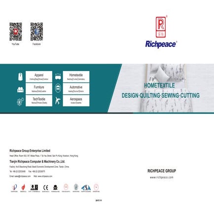 Richpeace products solutions for hometextile industry | PDF