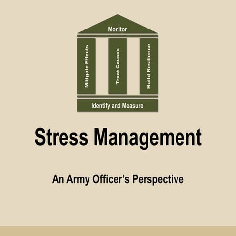 Stress Management: An Army Officer's Perspective | PDF