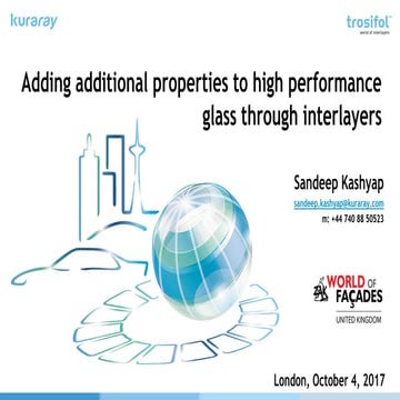 Adding Additional Properties to High Performance Glass through ...