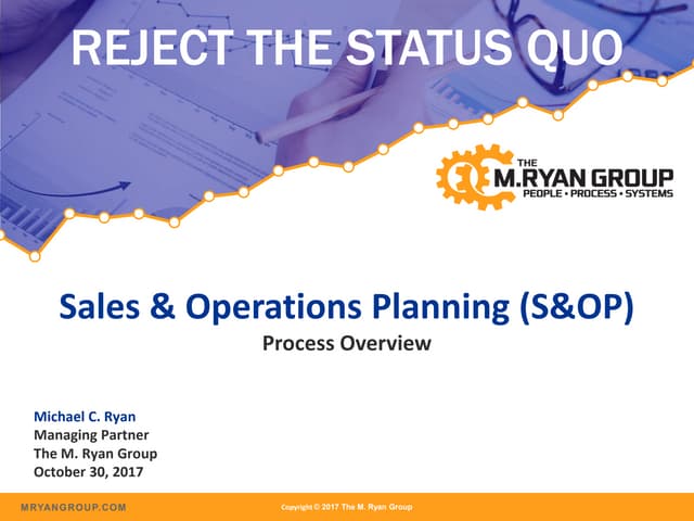 S&op process template | PPT