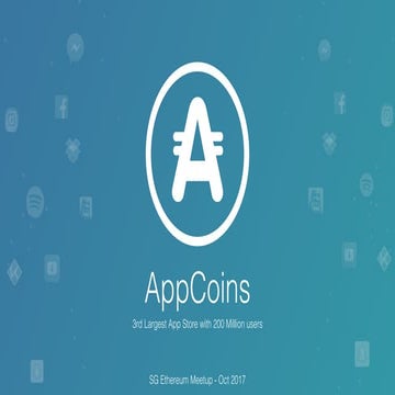 AppCoins: first ICO for 200 million users | PDF