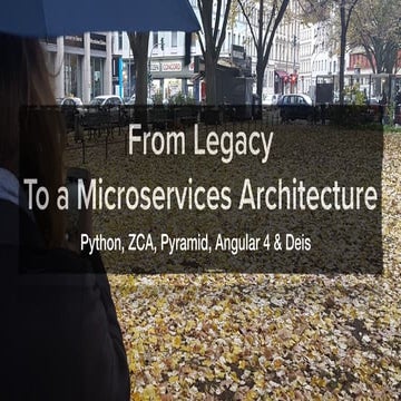 Micro Serviços Em Python Usando Pyramid Cornice E Muito Amor Ppt