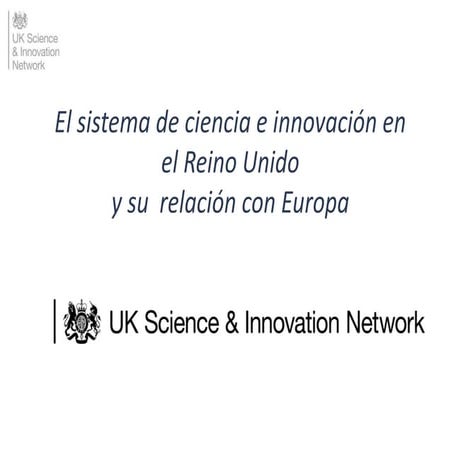 Sara Cebrián Agregada en Ciencia e Innovación. Embajada Británica en ...