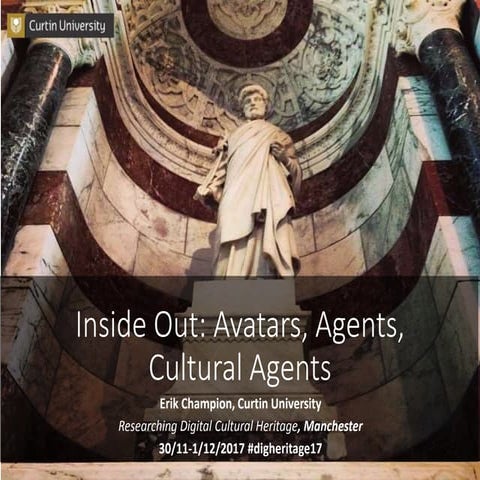 Inside Out: Avatars, Agents, Cultural Agents | PPTX