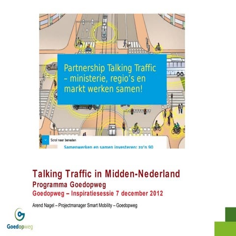 presentatie talking traffic en slimme krusingen - inspiratiessessie ...