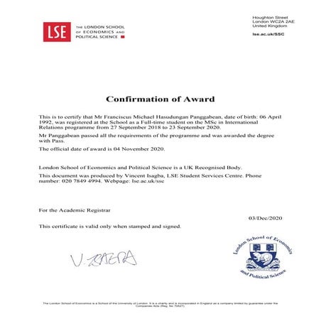 201723245 franciscus michael hasudungan panggabean | PDF